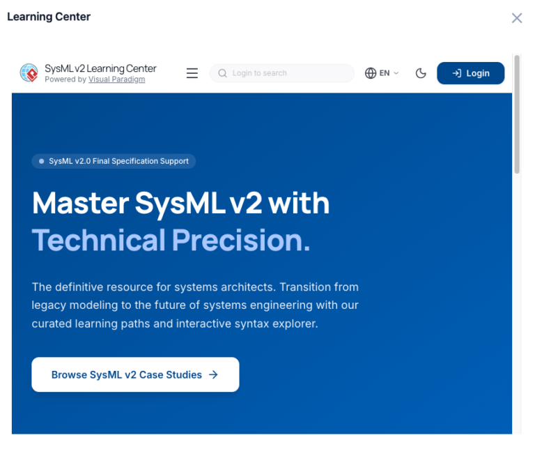 SysML v2 Studio | AI-Powered Systems Engineering Tool